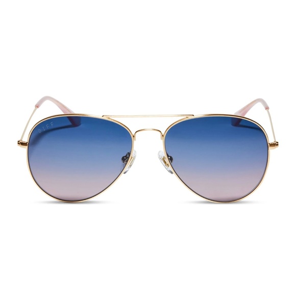 Diff Eyewear | Accessories | Diff Eyewear Cruz Brushed Gold Lavender ...